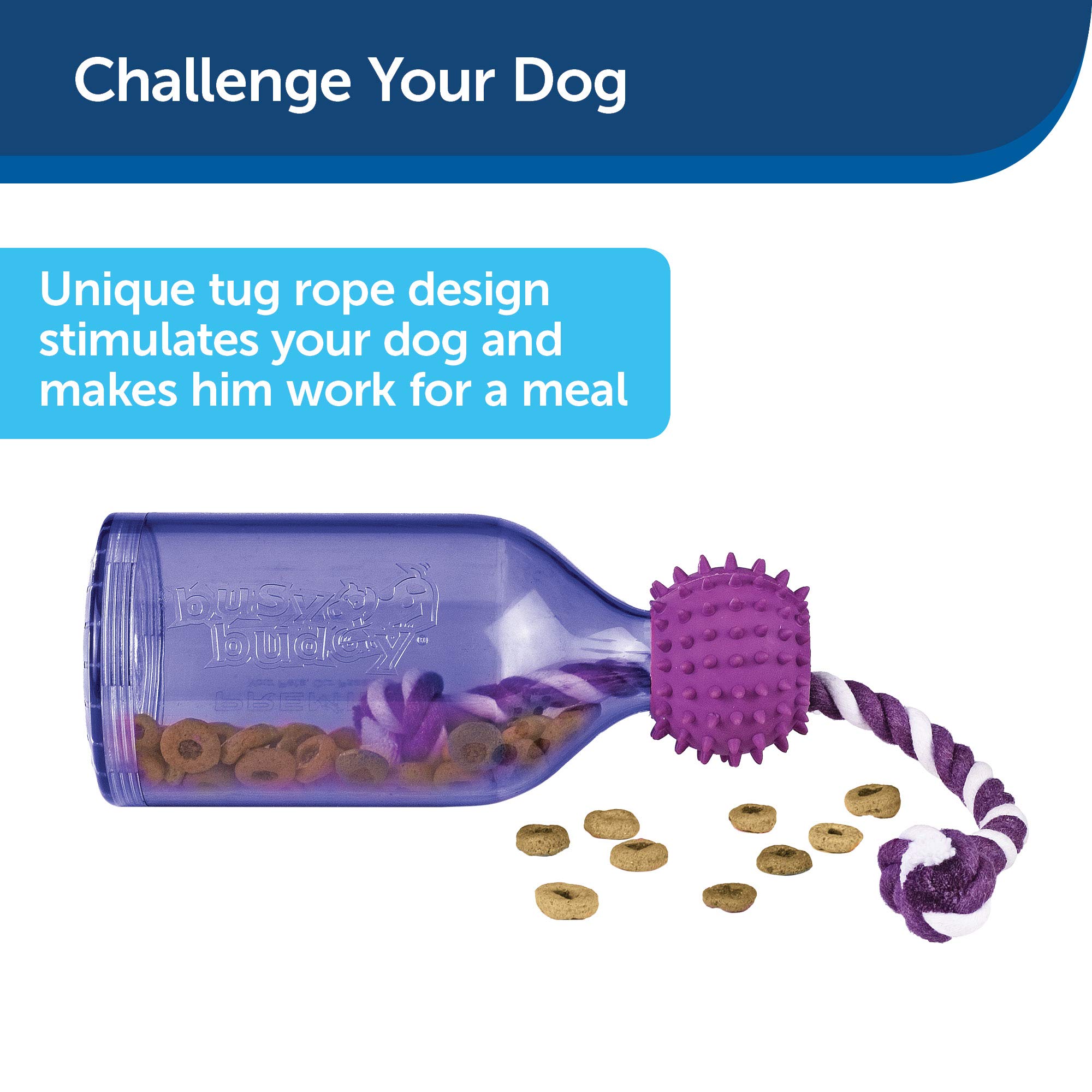 PetSafe Busy Buddy Tug-A-Jug Dog Toy β Slow Feeder and Trainer β Small