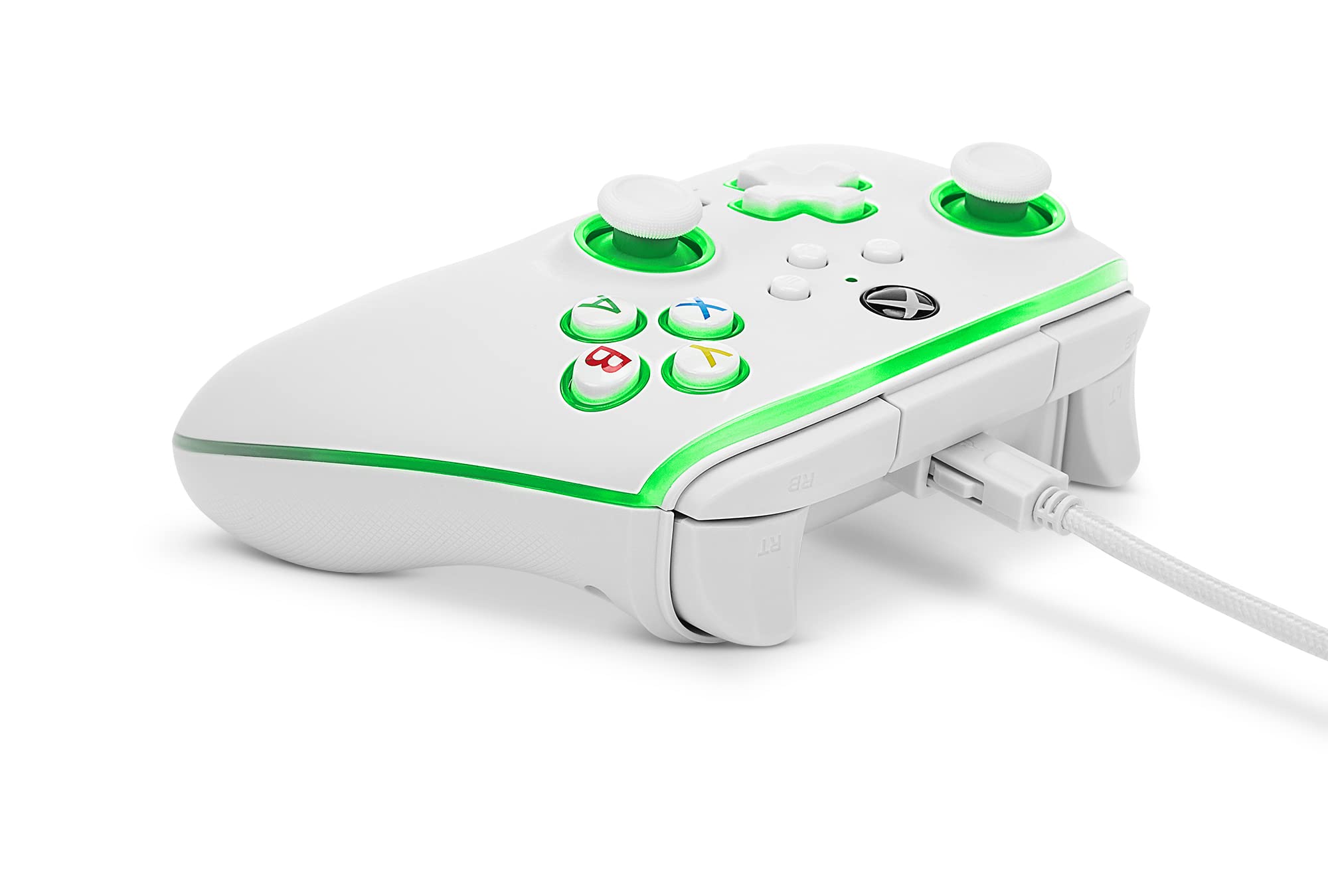 PowerA Spectra Infinity Enhanced Wired Controller for Xbox Series X|S - White (Amazon Exclusive), gamepad, video gaming controller, works with Xbox One and Windows 10/11, officially licensed