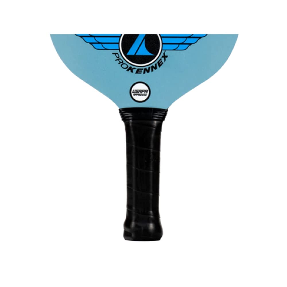PROKENNEX Pro Flight - Pickleball Paddle with Toray T700 Carbon Fiber Face - Comfort Pro Grip - USAPA Approved (Blue)