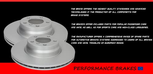 New Set Brakes VIC-429 Full Brake discs 2 pcs front left / right compatible with CITROEN VISA 1.0-Electric 02.1983-02.2007 Diameter 247mm