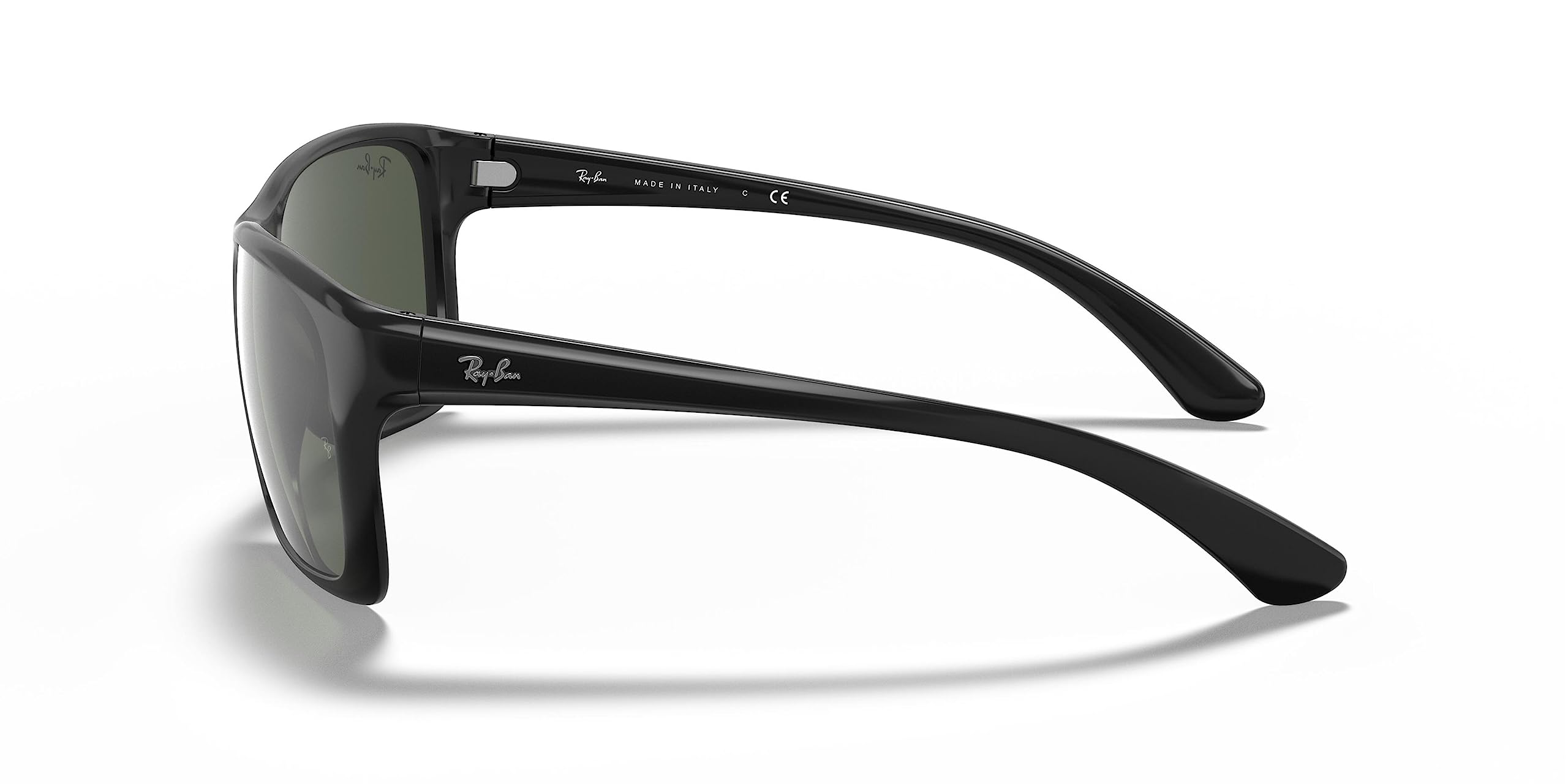 Ray-Ban Men's Rb4331 Square Sunglasses, Light Havana/Dark Brown, 61 mm