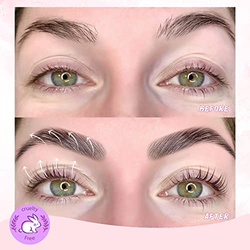 PERMANIA Lash Lift Kit, Brows Lamination Kit, Eyelash Perm Salon Quality, Keep Lashes Curling and Instant Fuller Eyebrows for 8 Weeks