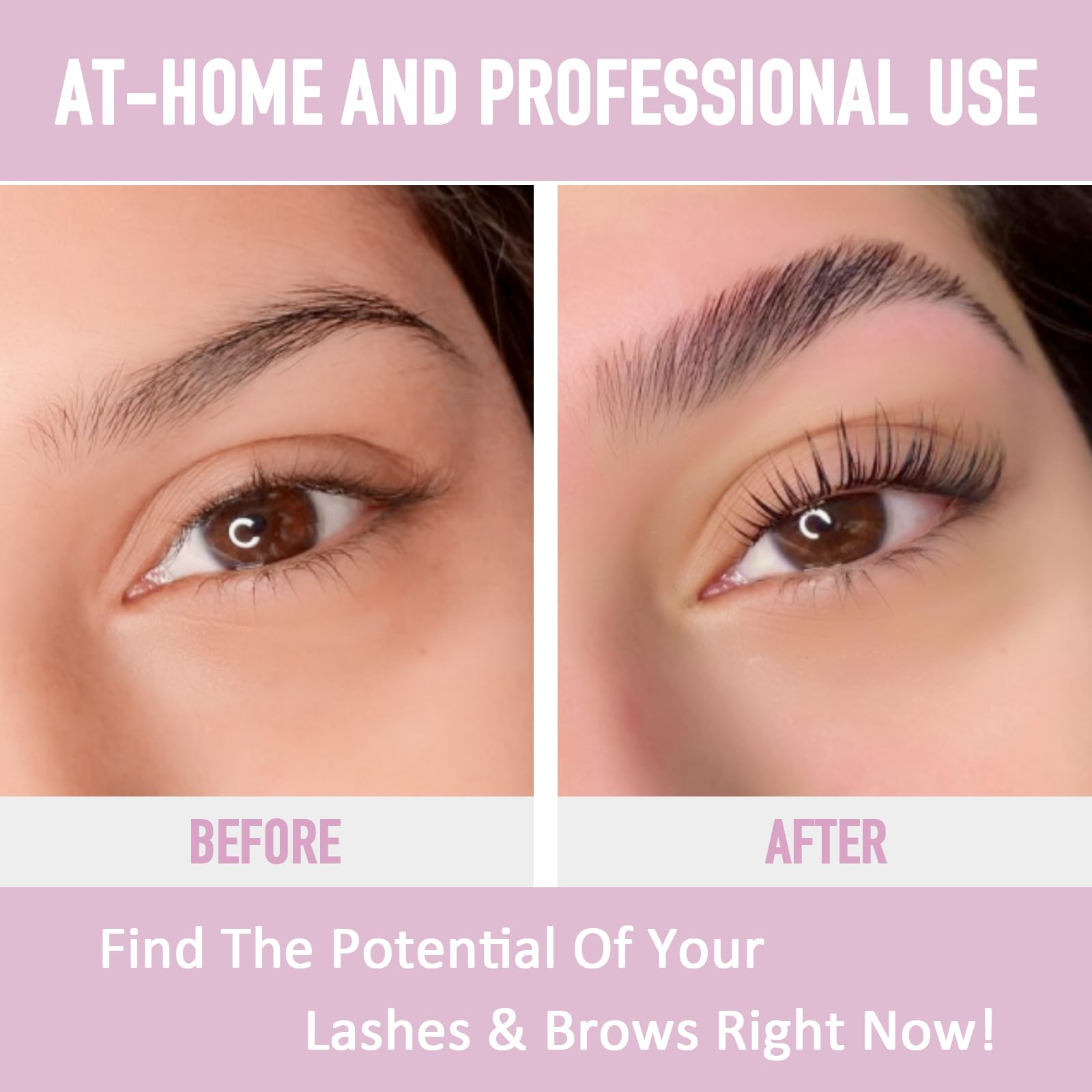 PERMANIA Lash Lift Kit, Brow Lamination Kit, Eyelash Perm Salon Quality, Keep Lashes Curling and Instant Fuller Eyebrows for 6 Weeks