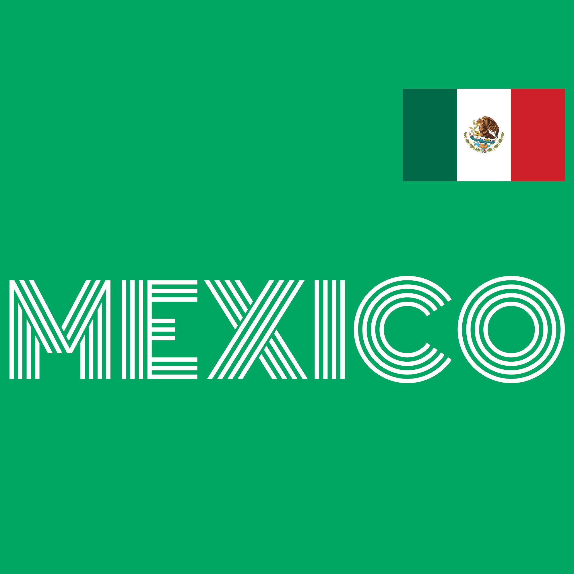 UGP Campus Apparel Mexico Soccer Jersey - Mexican International Futbol Team T Shirt - 2X-Large - Green