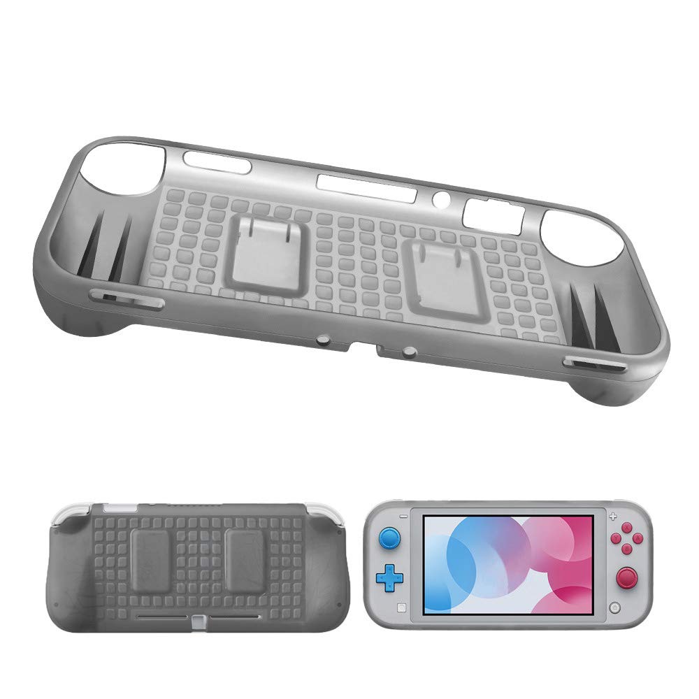Protective Grip Case for Nintendo Switch Lite- NS-Lite Protective Cover Switch Lite Accessories kit Included Soft TPU Cover Case and Tempered Glass Screen Protector