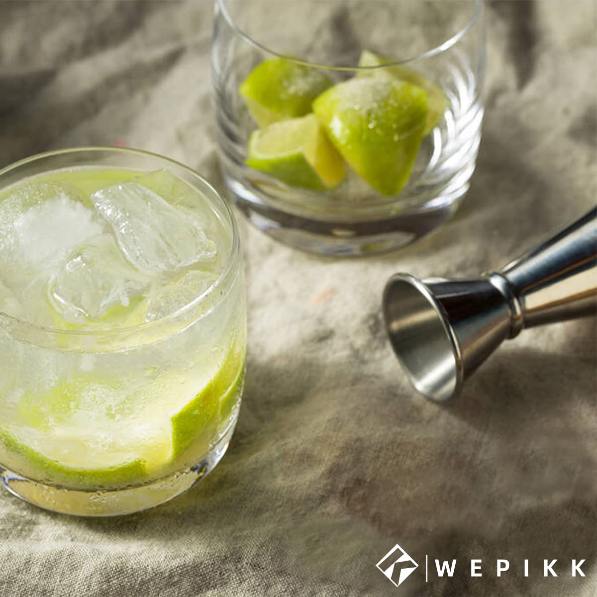 Wepikk Cocktail Shaker Set Bar Tools Mixology Bartender Kit Stainless Steel Drink Mixer Portable Carry Bag Travel Kit 25.4 oz Martini Whisky Mojito Margarita Tequila