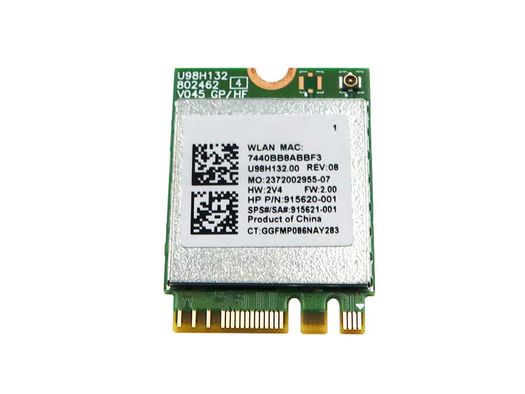 Realtek RTL8821CE PCI-Express 802.11AC WLAN Bluetooth 4.2 WiFi Card 915620-001