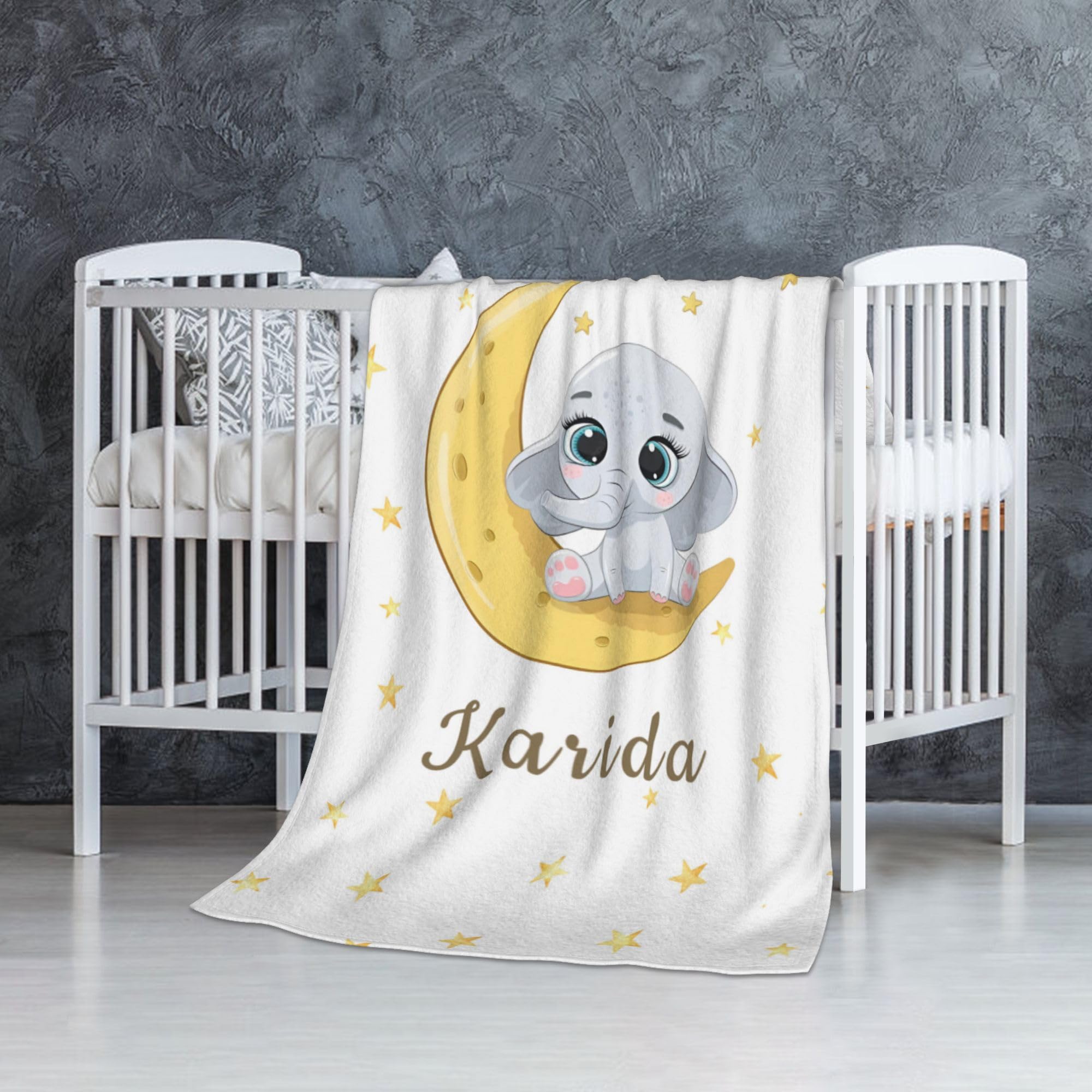Personalized Baby Blankets,Customised Newborns/Infants/Kids Name Blanket for/Unique Lovely Design &Personalised Fleece Blanket,Personalised Gifts(75 * 100cm