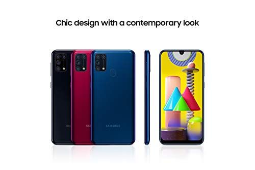 Samsung Galaxy M31 SM-M315F/DS 4G LTE 128GB + 6GB Ram 6.4" Global 4G LTE International Model (Blue)