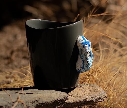 Rock Climbing Mug with Realistic Climbing Hand Hold Grip - A Great Gift for that Special Climber in Your Life! A Great Way to Challenge Your Grip Strength While Drinking Your Favorite Beverage