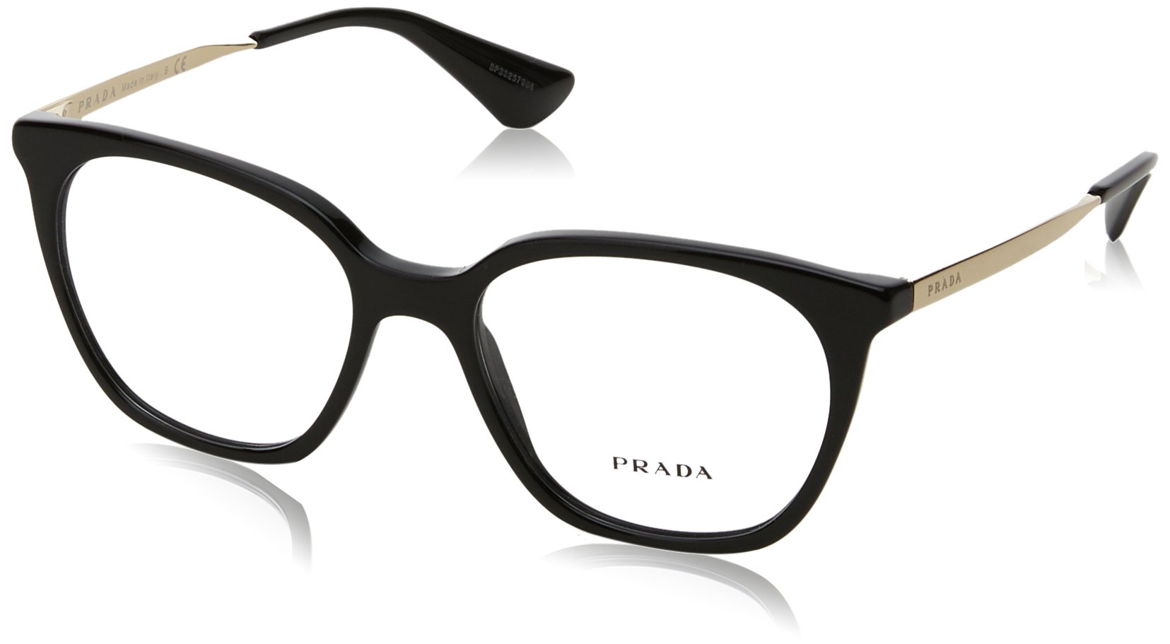 Prada Demo Oval Ladies Eyeglasses PR 11TV 1AB1O1 53