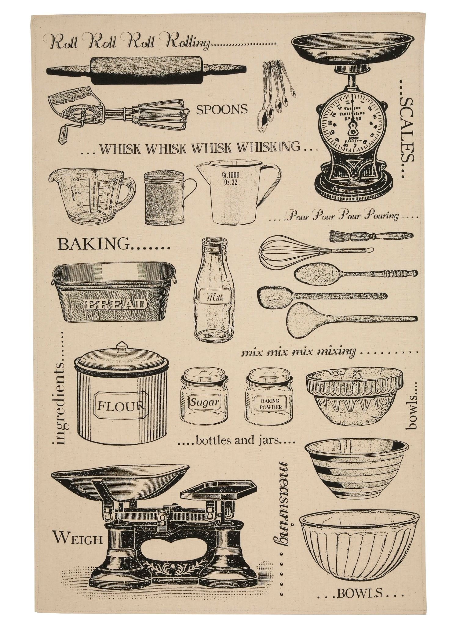 Ulster Weaver Baking Unbleached Cotton Tea Towel
