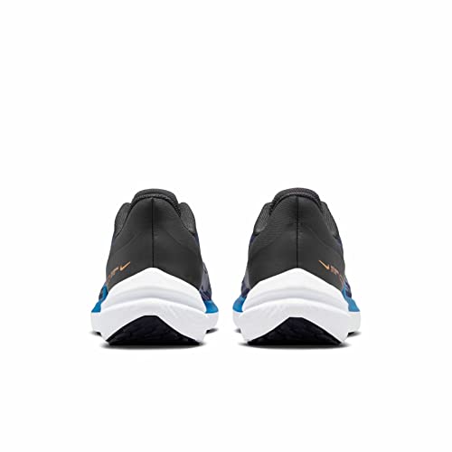 Nike Mens Air Winflo 9 Running Shoe, Obsidian/Dk Marina Blue-Black, 9.5 M US