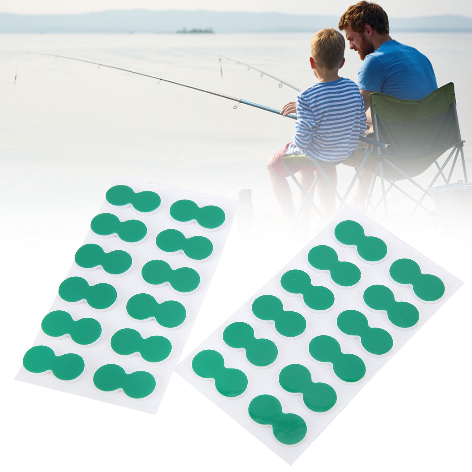 Yeuipea 24PCS Foam Fly Fishing Bobber, Pinch On Strike Float Indicators, Lightweight & Durable, Ideal for Fly Fishing