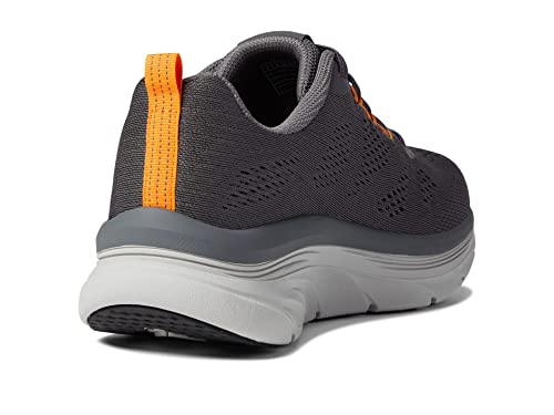Skechers D'Lux Walker Commuter Charcoal/Orange 7 D (M)