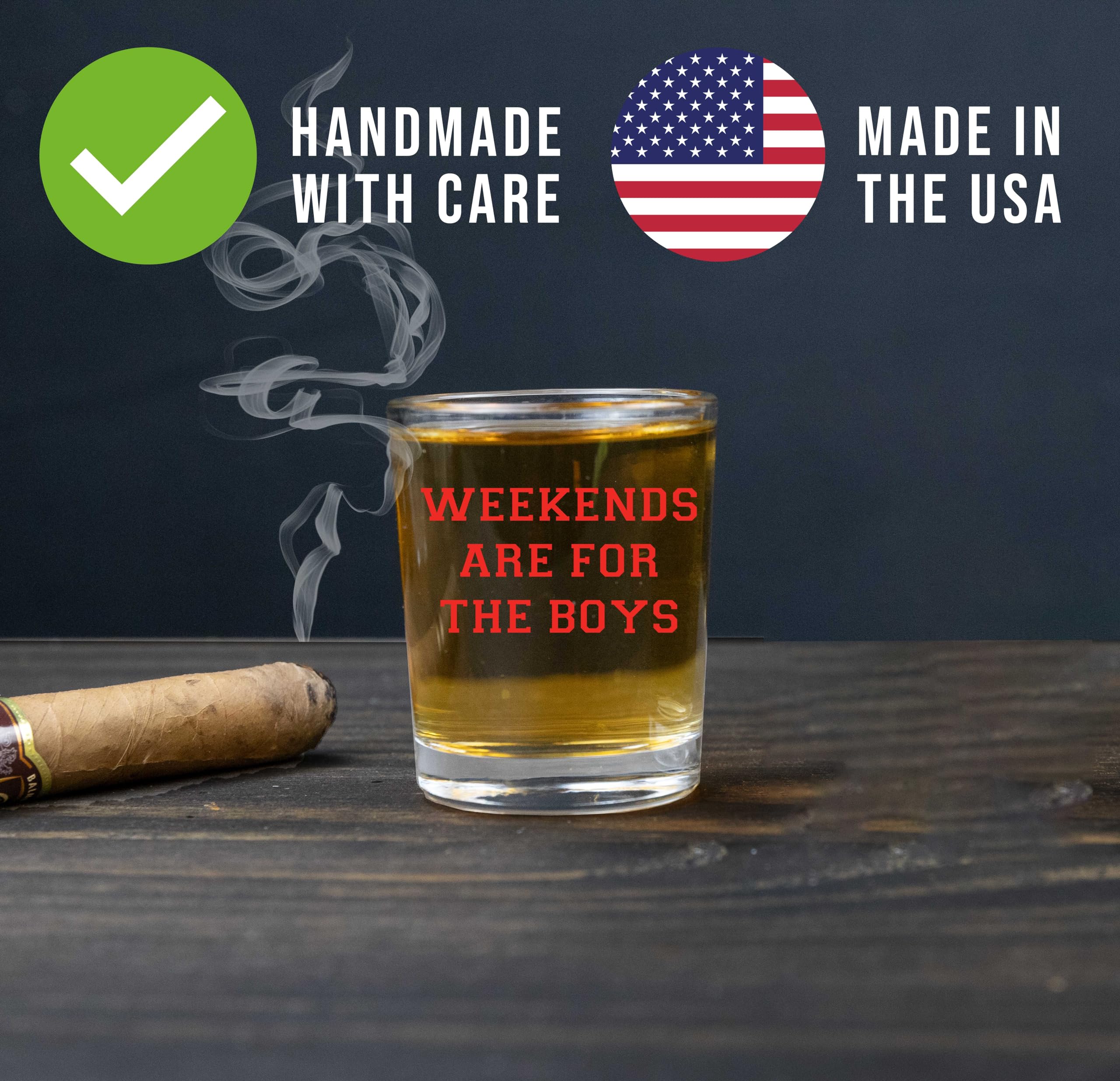 Personalized Printed 2.5oz 1pk Shot Glasses β Customized Gift for Women Men, Custom Message Name Date, Birthday Gift Ideas Friend Her Him, 21st Party Favors, Cute Funny, 16 Colors, Your Text Here