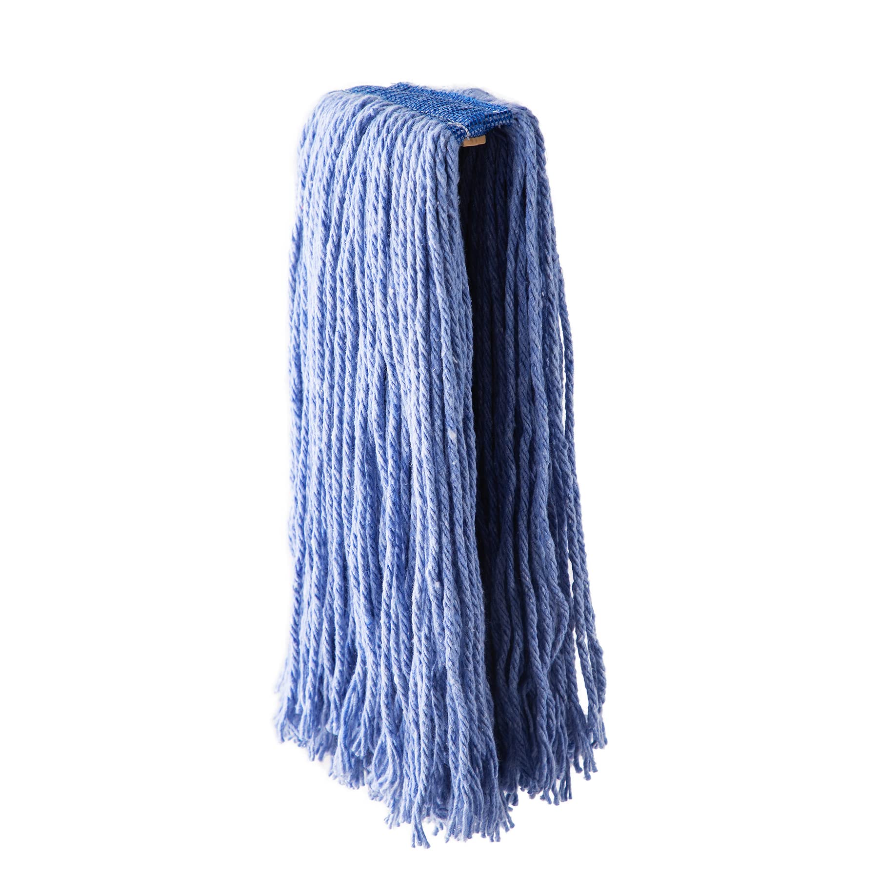 Yocada Looped-Open String Wet Mop Heavy Duty Cotton Mop Commercial Industrial Grade Iron Pole Floor Cleaning Hardwood Ceramic Marble Tile Laminate Home Kitchen 61in Long