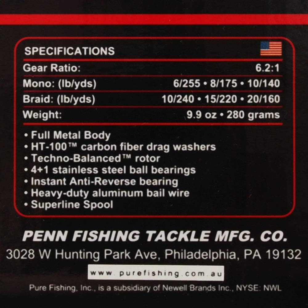 PENN Box Black/Red 5 6.2:1