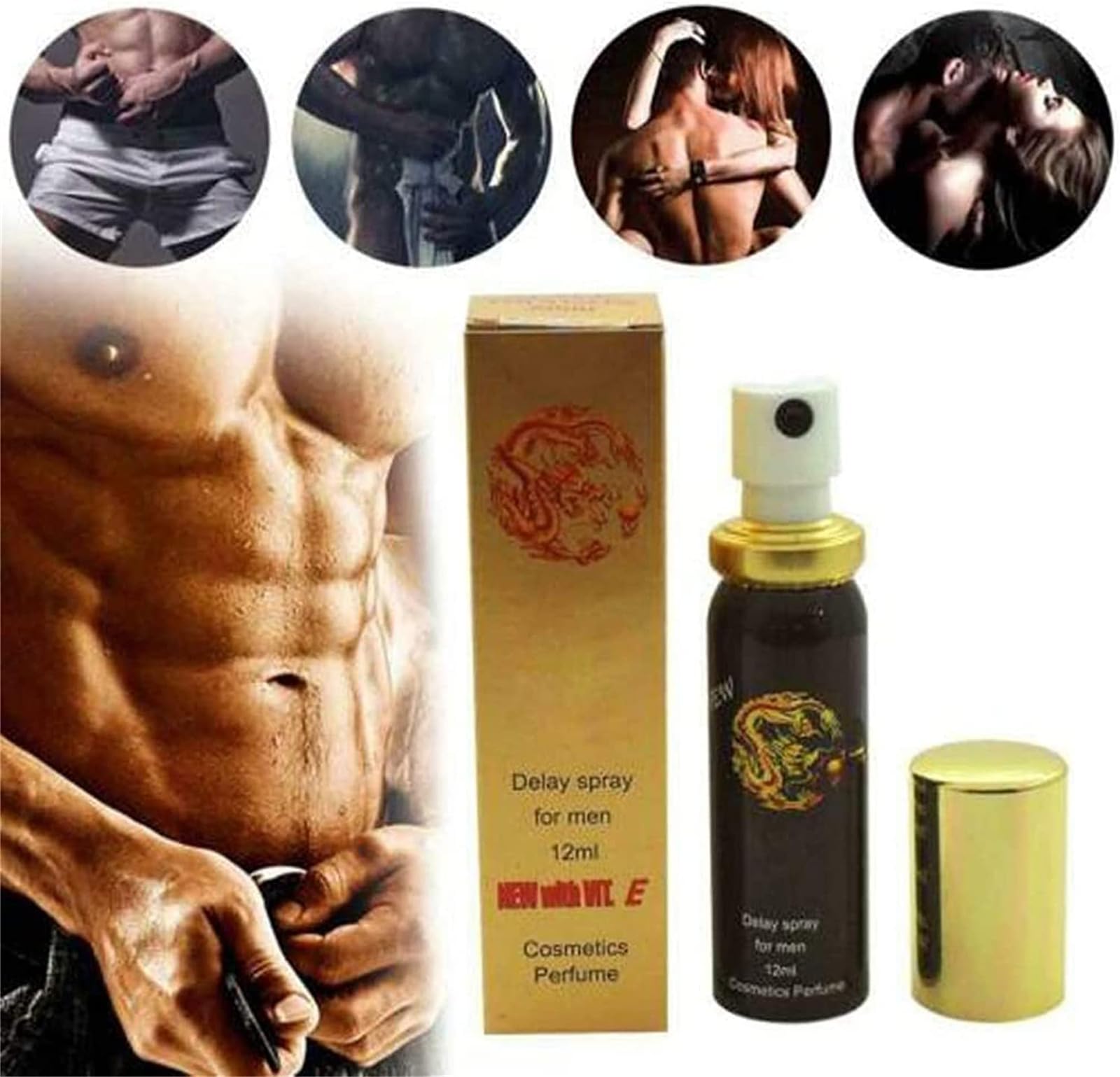 Plimida 2PCS Super Dragon 6000 Delay Spray For Men With Extra Vitamin E,Premature Ejaculant Supplement Spray,Extra Strong Delay Spray,Make Your Parterner Satisfied & Happy Tonight