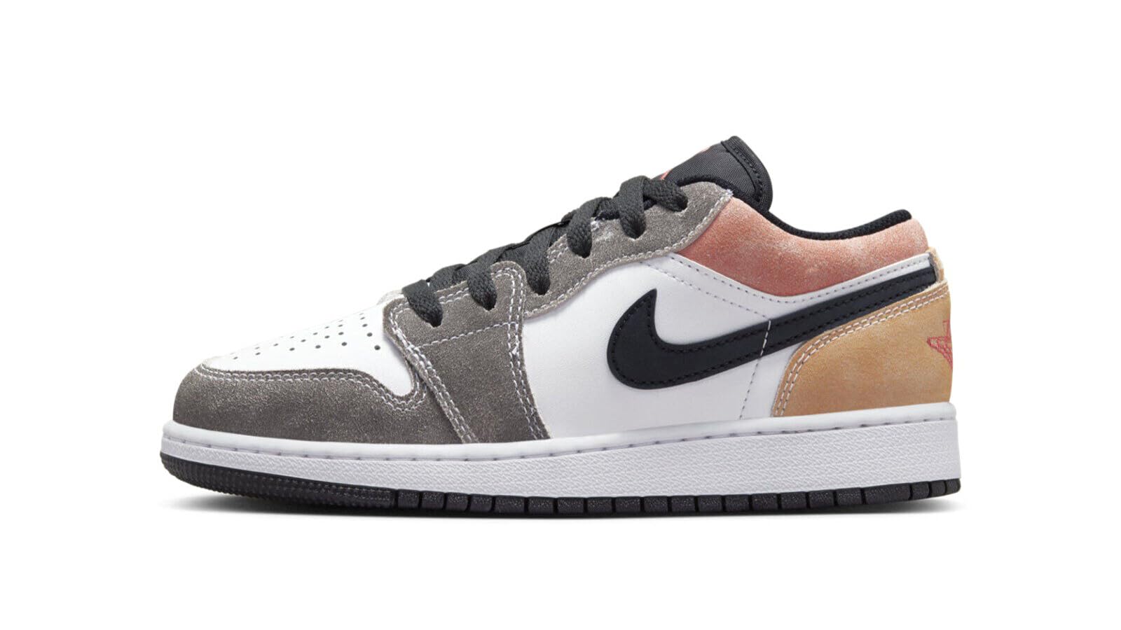 Nike Air Jordan 1 Low SE GS Black/Sundial-Magic Ember Size 7 7 Big Kid