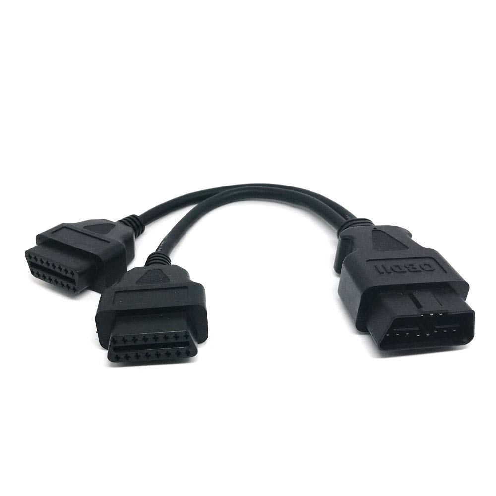 REARMASTERĀ® J1962 OBD2 Y Cable Adaptor 1 Male to 2 Female