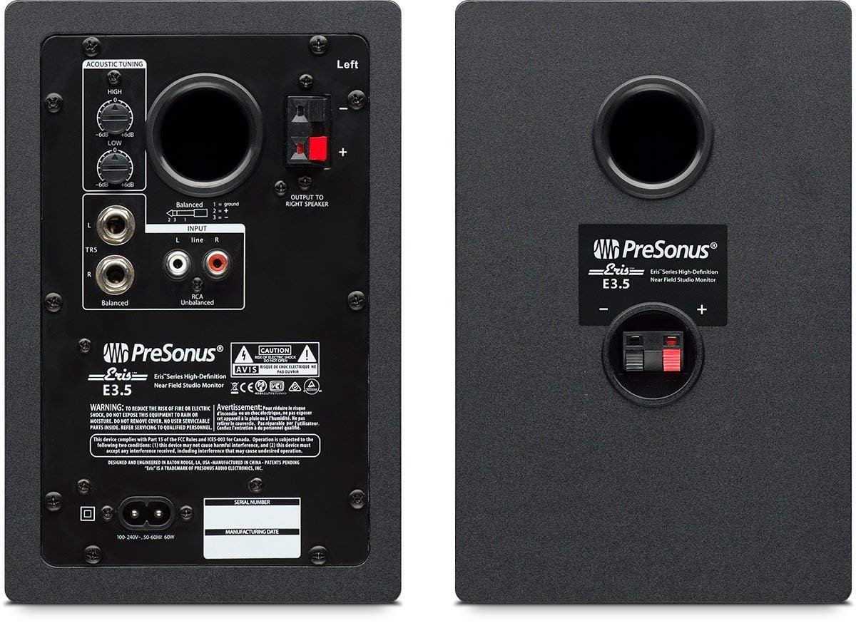 Presonus AudioBox 96 Audio Interface (May Vary Blue or Black) Complete Studio Bundle with Studio One Artist Software Pack w/Eris 3.5 Pair Studio Monitors, Condenser Microphone, 1/4β Instrument Cables