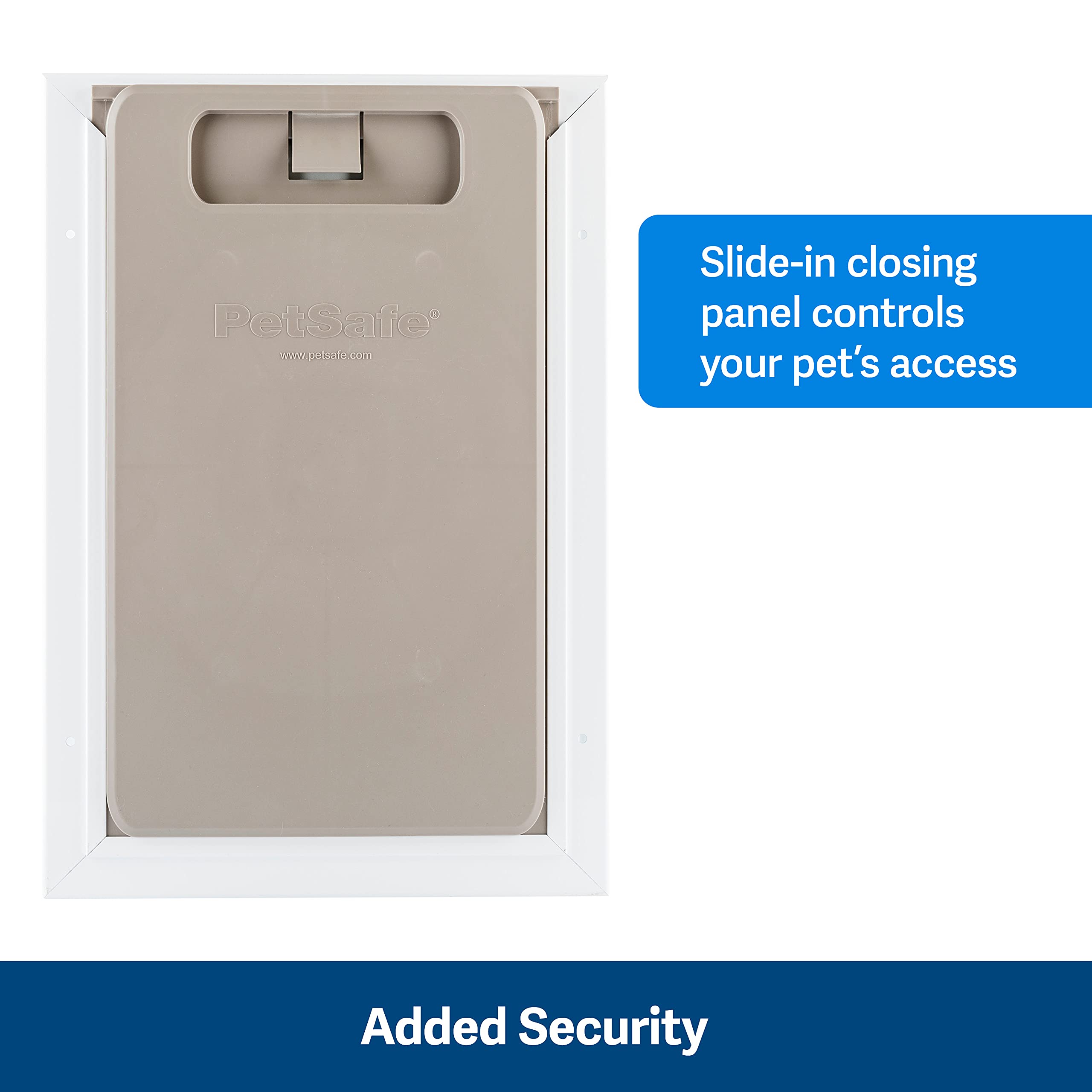 PetSafe Freedom Aluminum Dog and Cat Door - Durable Frame - Small, Medium, Large, X-Large