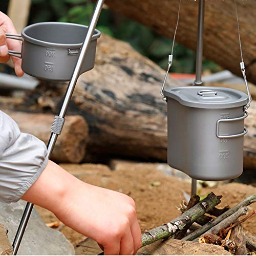 YFDM Canteen Camping Tableware Outdoor Cookware Army Pot Pan Picnic Set Hiking Tourist Kichen Cooking Mess Kit