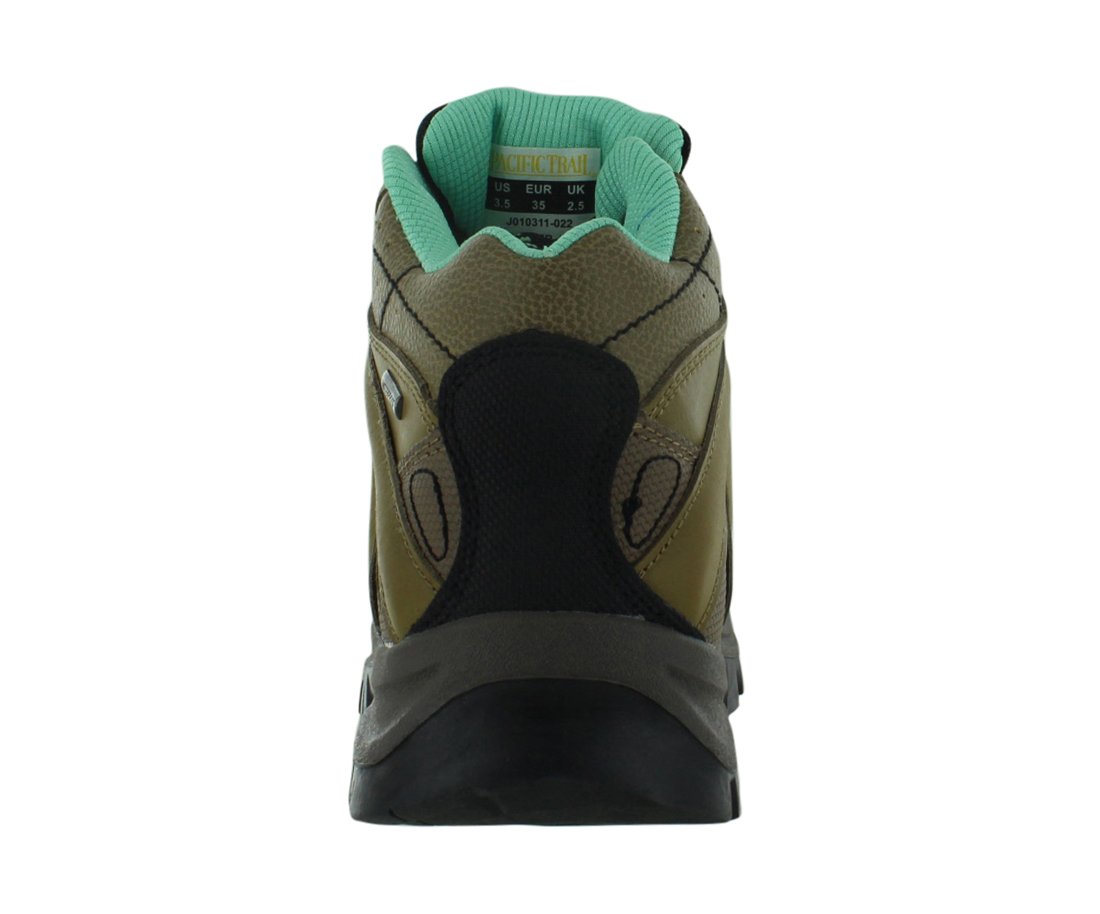 Pacific Trail Rainier Jr Hiking Boots Kids Shoe Size 2.5, Color: Beige/Khaki