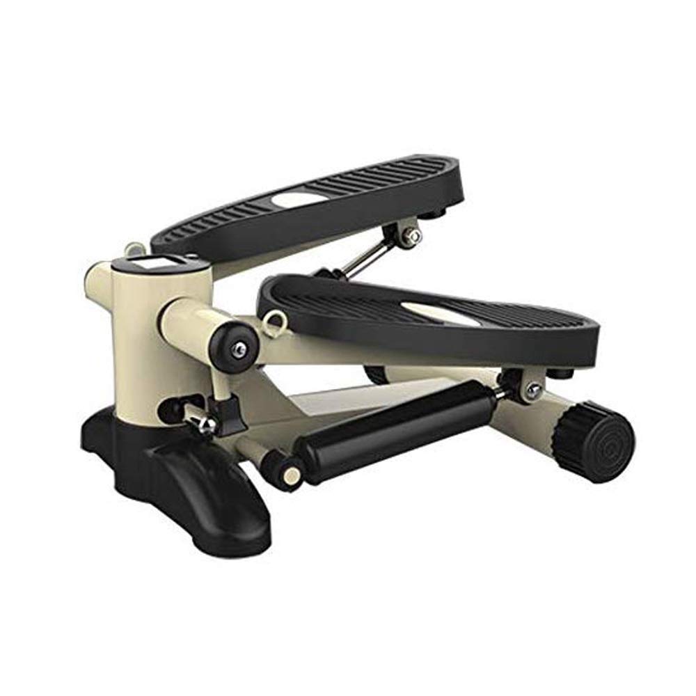 YFDM Mini Stepper Air Climber Step Fitness Exercise Machine with Resistance Band and LCD Display