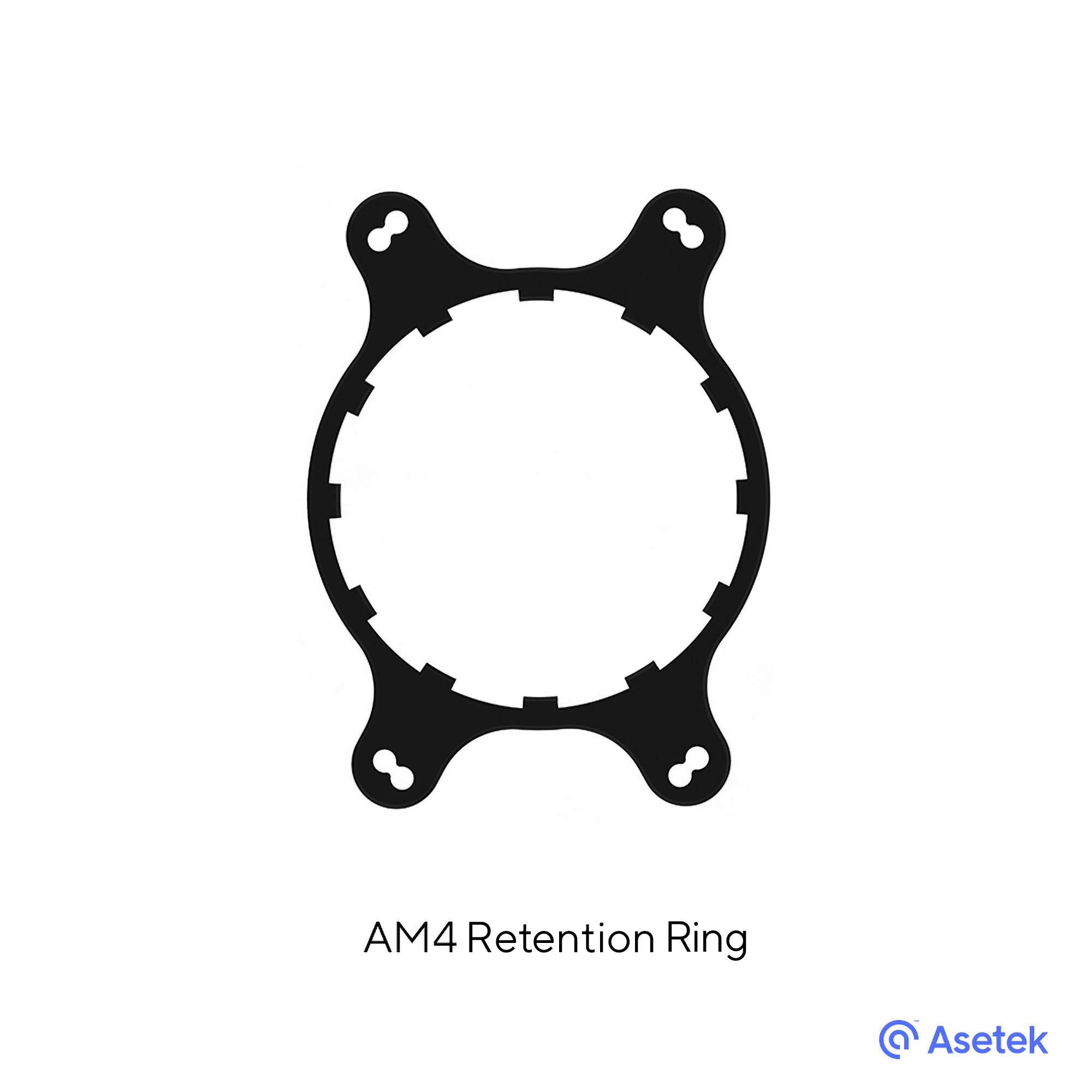 Premium AMD AM4 Retention Kit for Asetek-Based Liquid Coolers โ Kit with Premium Finish Plus Easy Installation