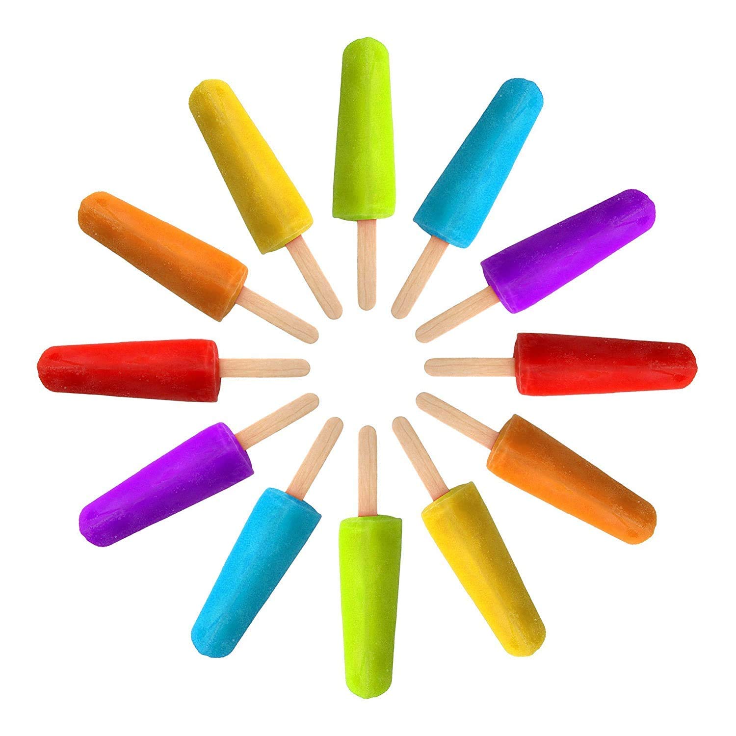 Perfect Stix 4.5 Inch Wooden Ice Cream and Craft Stix