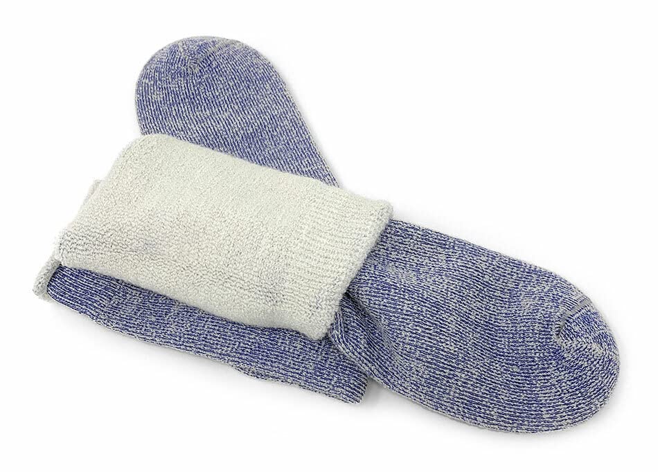 WARRIOR ALPACA SOCKS - Koze Kick Back Terry Lined Pure Alpaca Wool Socks For Men and Women (Medium, Pine Green)