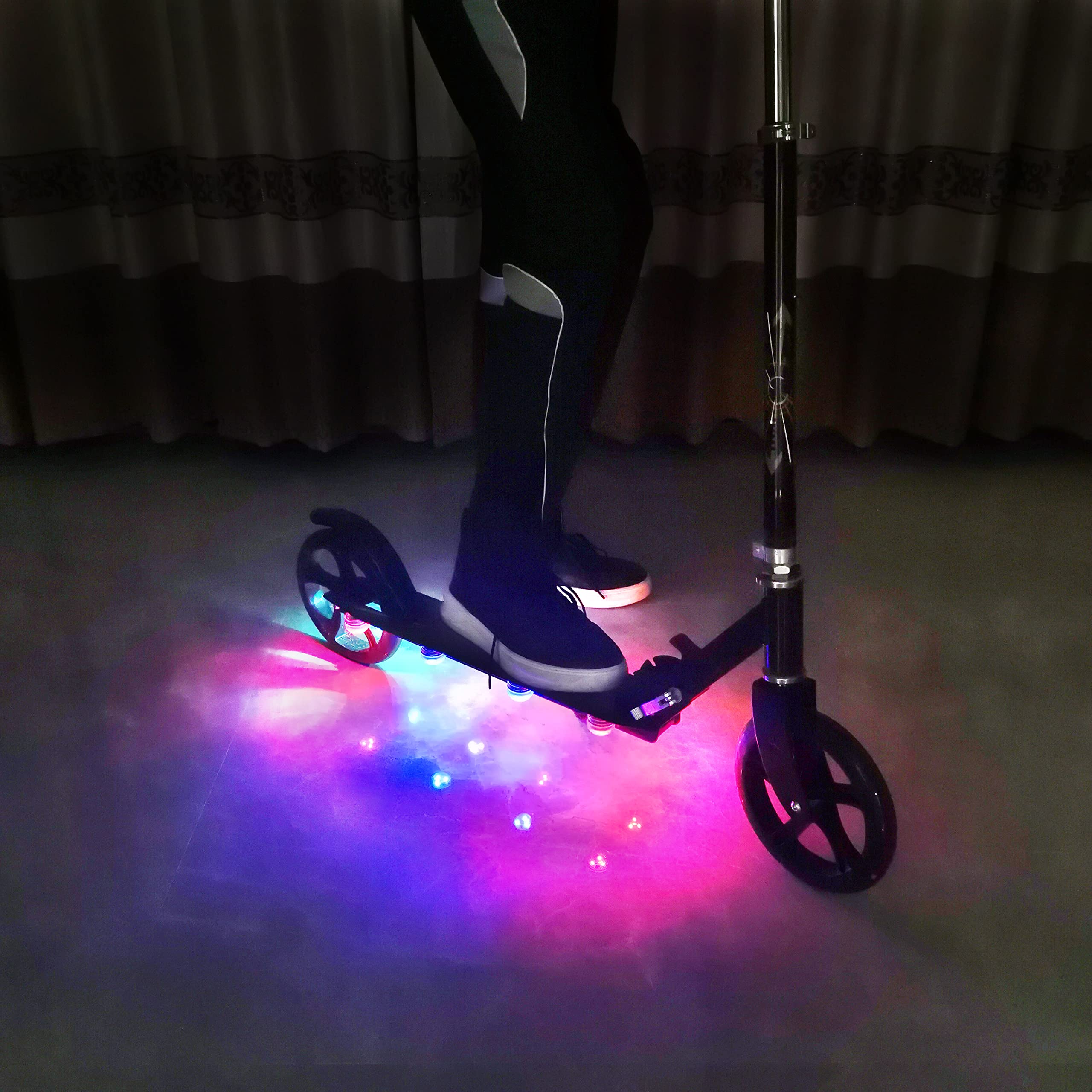 SKATEENA Accessories Lights for Skateboards,Longboards,Scooters,Bike,Long Board,Bicycle-Customize Skate Board LED Light Accessories (4 Flower Lights)