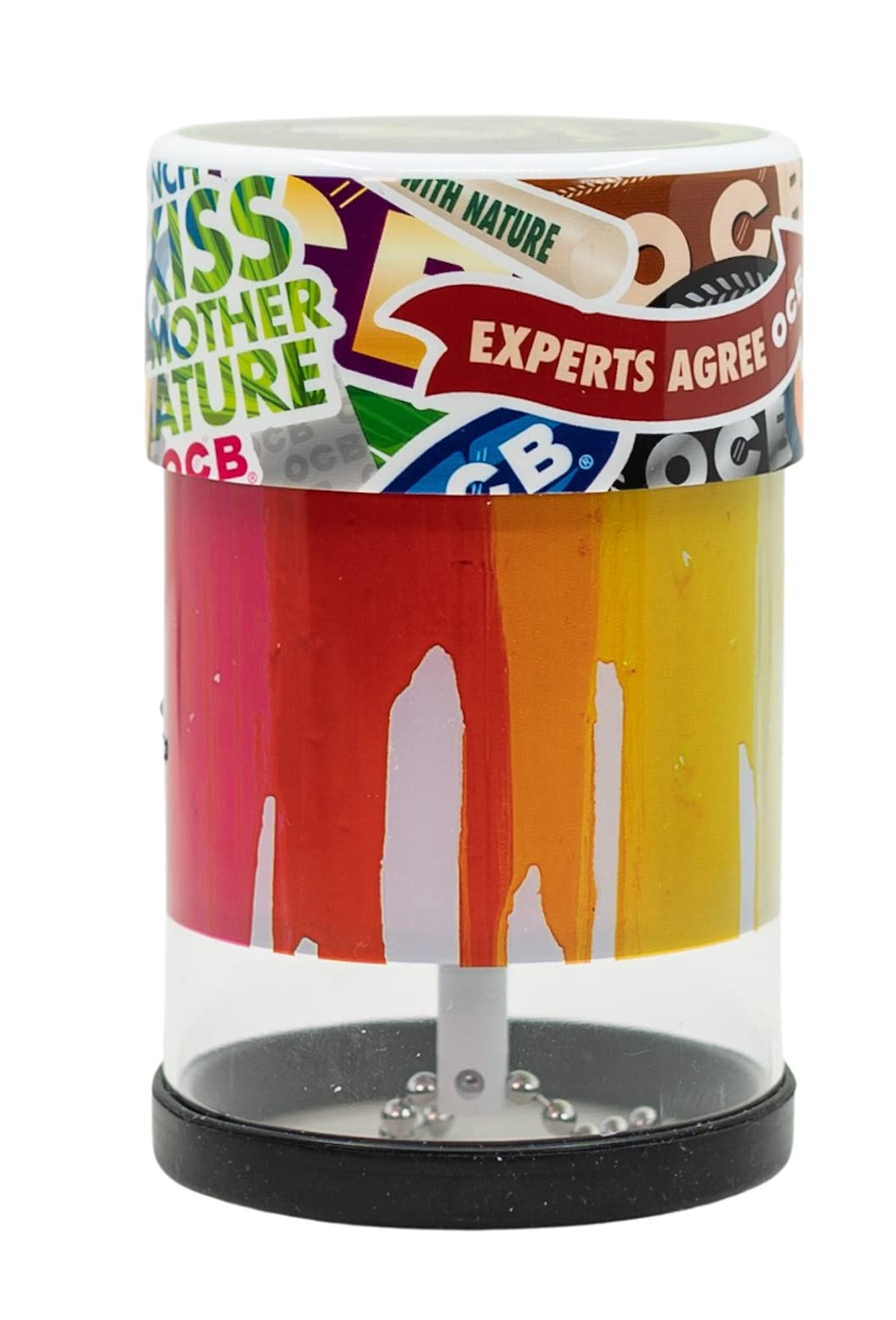 Wakit Electric Herb Grinder - Single Press Grind - Easy to Use, Fast and Custom Grind Consistency - LED Lighted Grinding Chamber