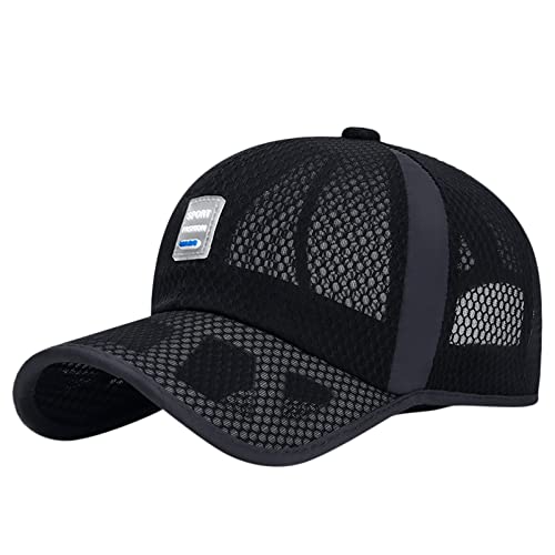 Women Backs Caps for Men Women Mesh Baseball Hat Cardigan