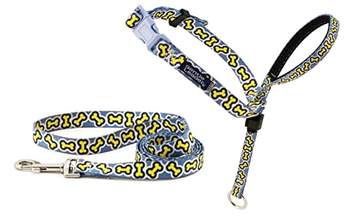 PetSafe Chic Gentle Leader Headcollar, No-Pull Dog Collar β Perfect for Leash & Harness Training β Stops Pets from Pulling and Choking on Walks β Medium, Bonez