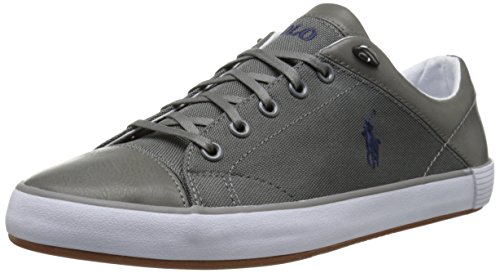 POLO RALPH LAUREN Men's Jerom Fashion Sneaker, Charcoal Grey, 8.5 D US