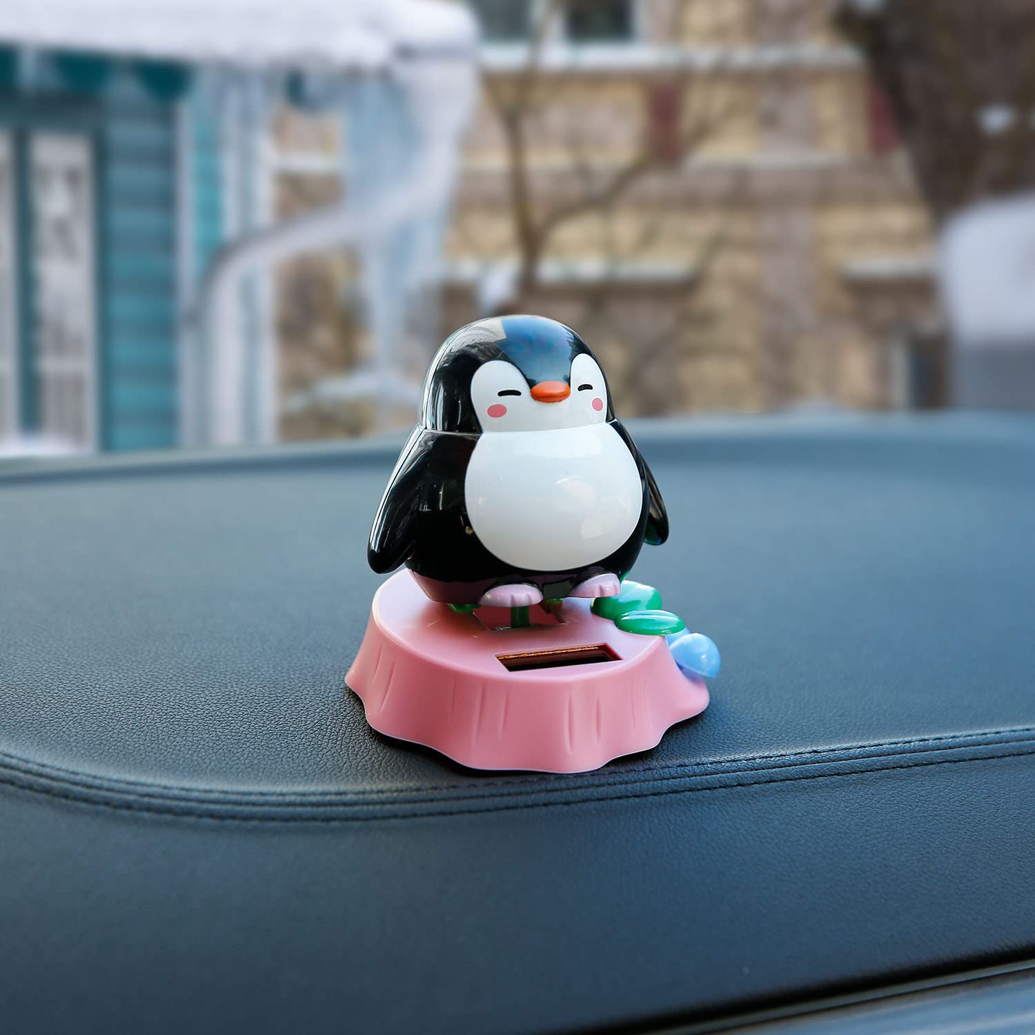 YGMONER Solar Dancing Animal Car Dashboard Decorations Shaking Body (Cat)