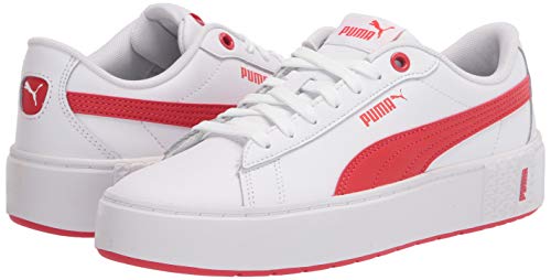 PUMA Smash Platform V2 L Puma White/Poppy Red 8 B (M)