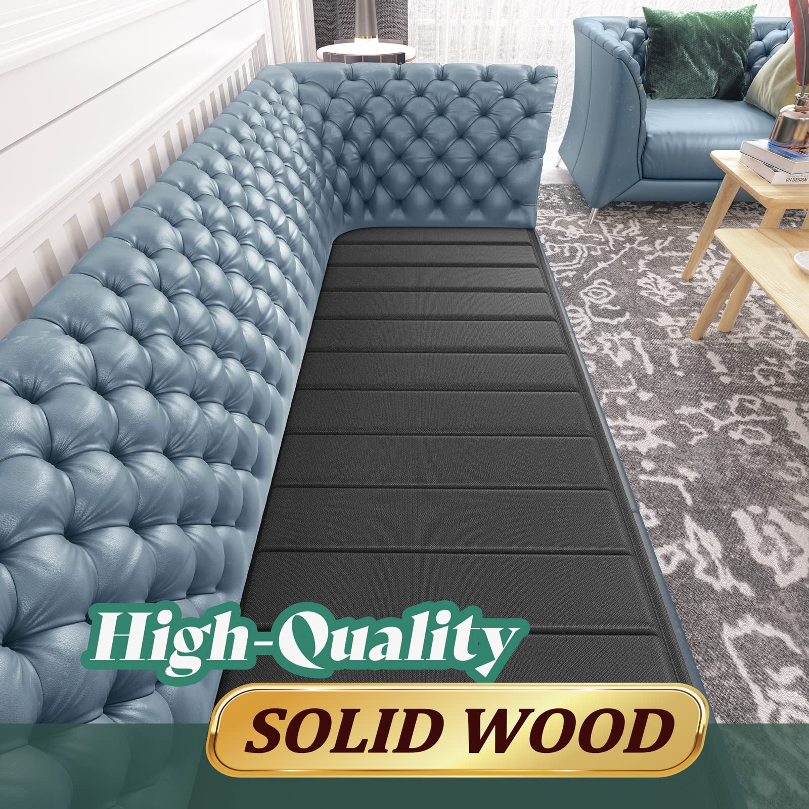 TigeJoy Heavy Duty Sofa Cushion Support 20.5''W x 67" L, Solid Wood Couch Cushion Support for Sagging Seat, Sofa Support Under Cushions Insert, Premium Couch Saver Prolong Sofa Life Enhance Comfort