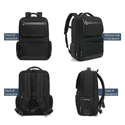 TIGERNU Travel Laptop Backpack for Men Business Travel Backpack with Laptop Compartment Fits 17 Inch Laptops(TGN-B001 Black)