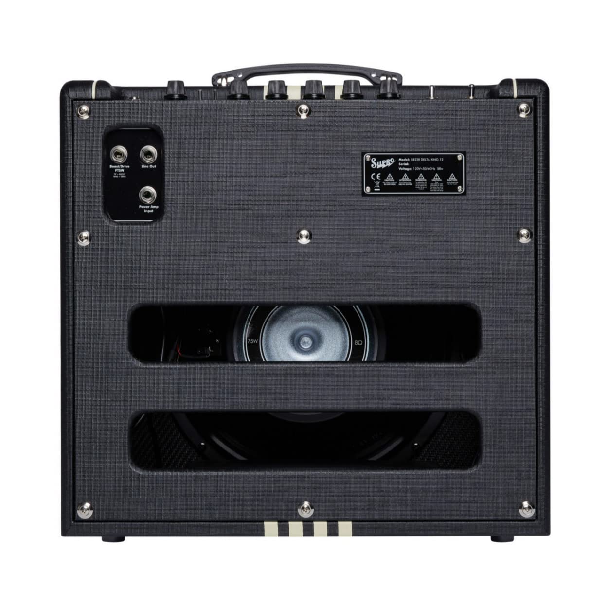 Supro Delta King 12 1x12-inch 15-watt Tube Combo Amp - Black and Cream