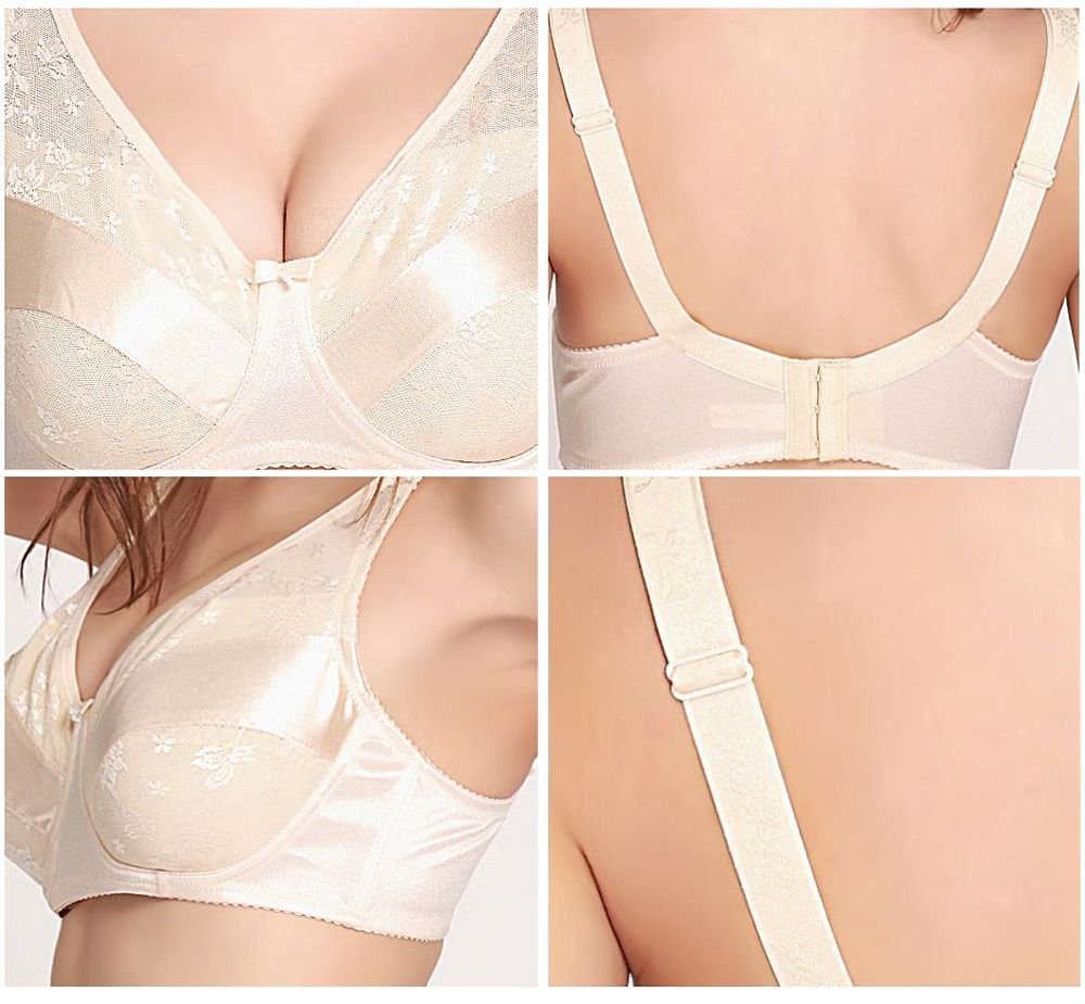NORFULL MaxTara Special Pocket Bra for Silicone Breastforms Post Surgery Mastectomy Crossdress Beige Bra Size 38/85