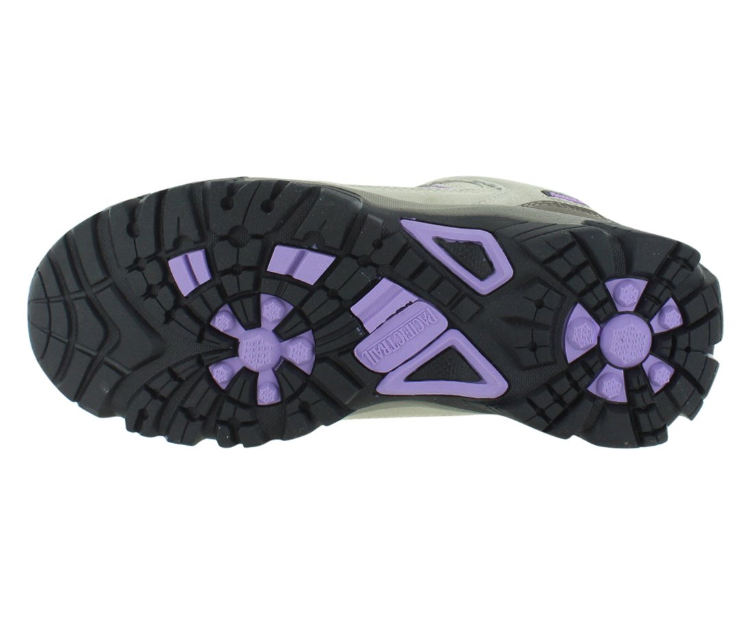 Pacific Trail Womens Alta Leather Hiking, Trail Shoes Gray 9.5 Medium (B,M)
