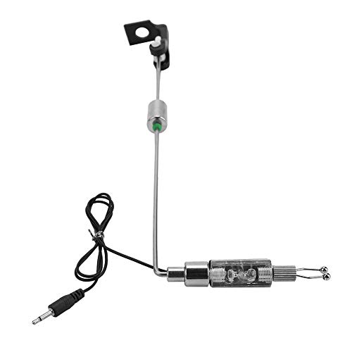Yeuipea Fishing Bite Indicators,Fish Bite Alarm LED Illuminated Indicators Chain Hanger Fishing Tool Tackle Accessory 16-2602