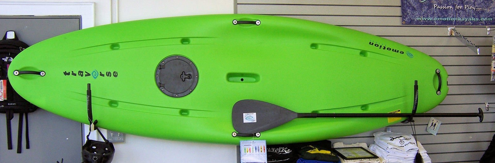 Pack'em Universal Wall Mounted Kayak Fold-Away Rack w/Hook (PK-Wall) Racks