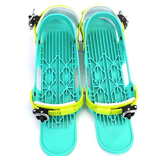 WUJIBAGUA Children's Ski Skate, Mini Short Skiboard Snowblades Adjustable Bindings Portable Snow Shoes Board Winter Skiing Equipment