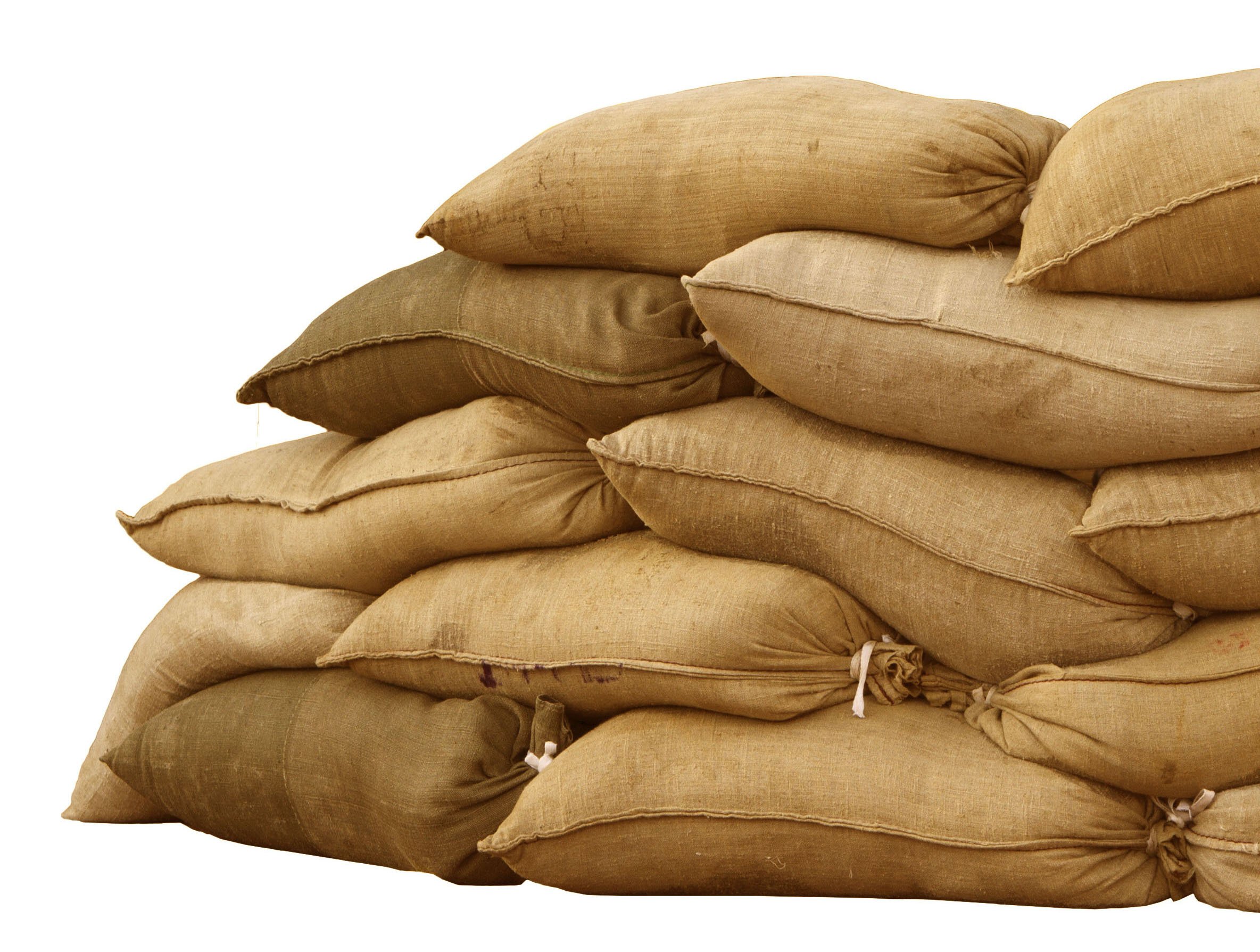 Sandbaggy Burlap Sand Bag - Size: 14" x 26" - Sandbags 50lb Weight Capacity - for Flooding, Flood Water Barrier, Tent Sandbags, Store Bags - Sand Not Included (5 Bags)