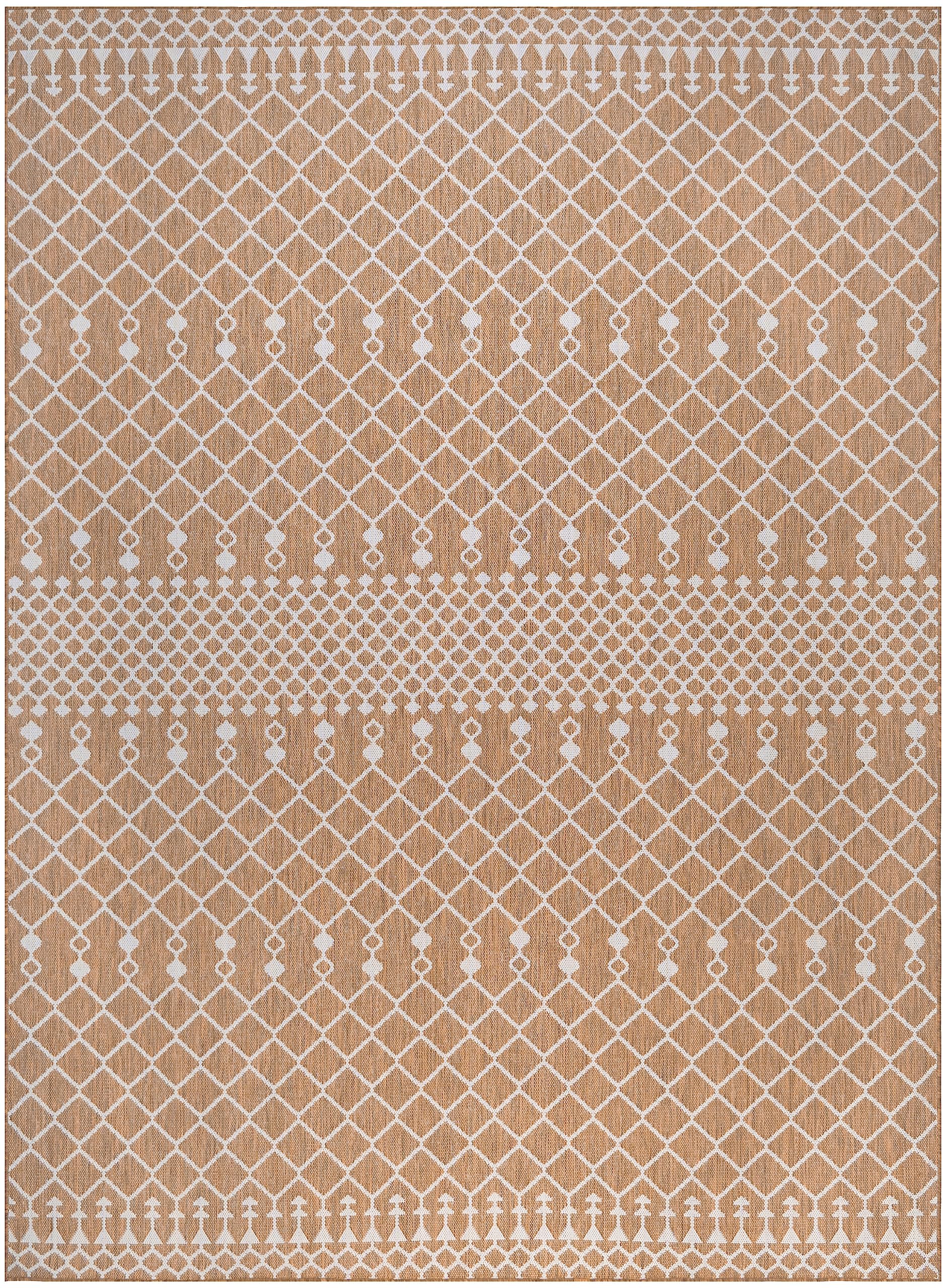 Nourison Positano Indoor/Outdoor Jute 8' x 10' Area Rug, Easy- Cleaning, Non Shedding, Bed Room, Living Room, Dining Room, Backyard, Deck, Patio (8x10)